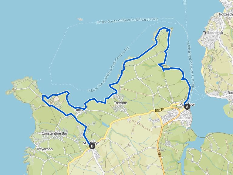 SWCP - Padstow to St. Merryn (via Mother Ivey Bay) | Wanderung | Komoot